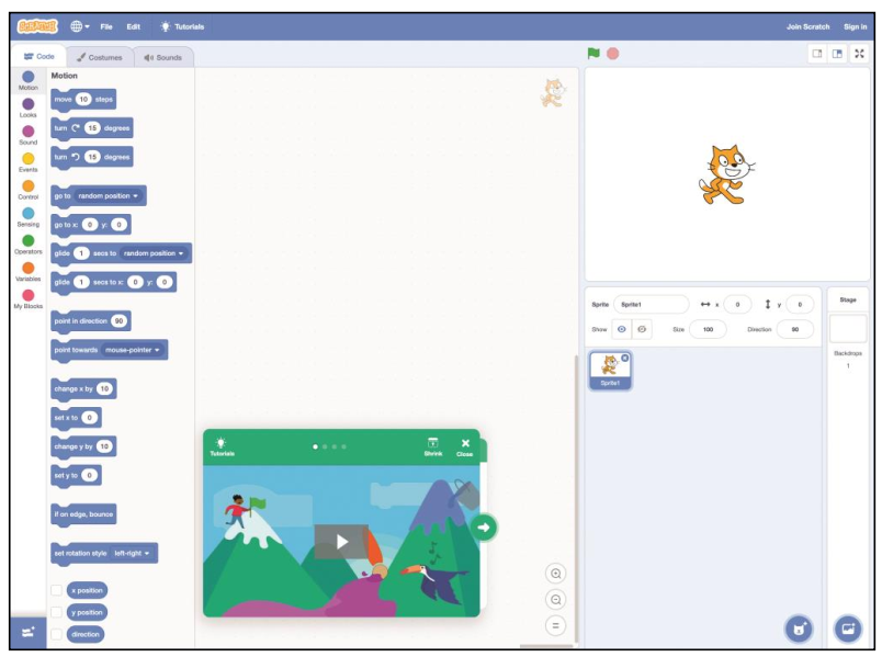 การเขียนโปรแกรมด้วย Scratch ให้ตัวละครเคลื่อนไหว - Kruaof.com
