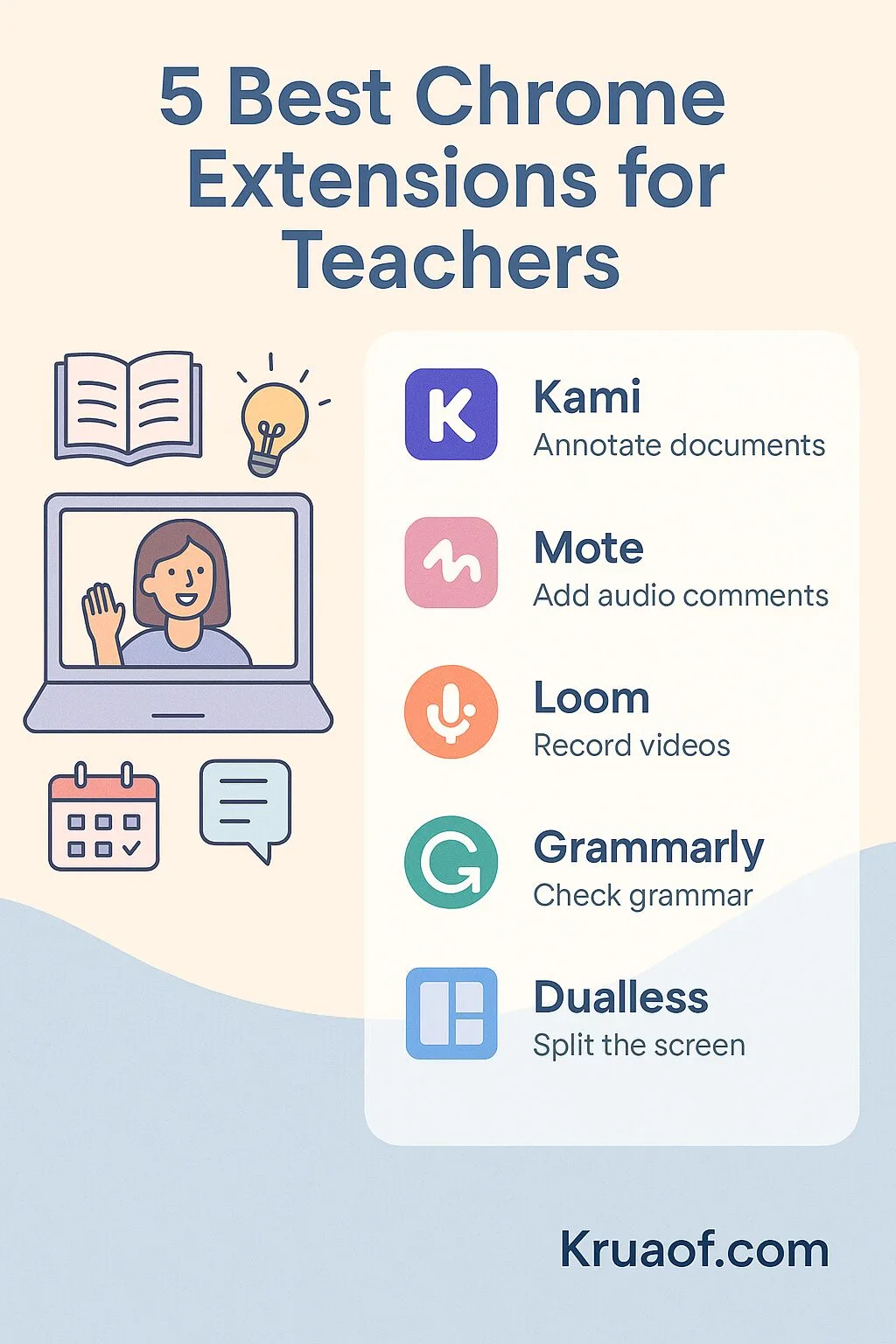 5 Best Chrome Extensions Every Teacher Should Use in 2025 - Kruaof.com