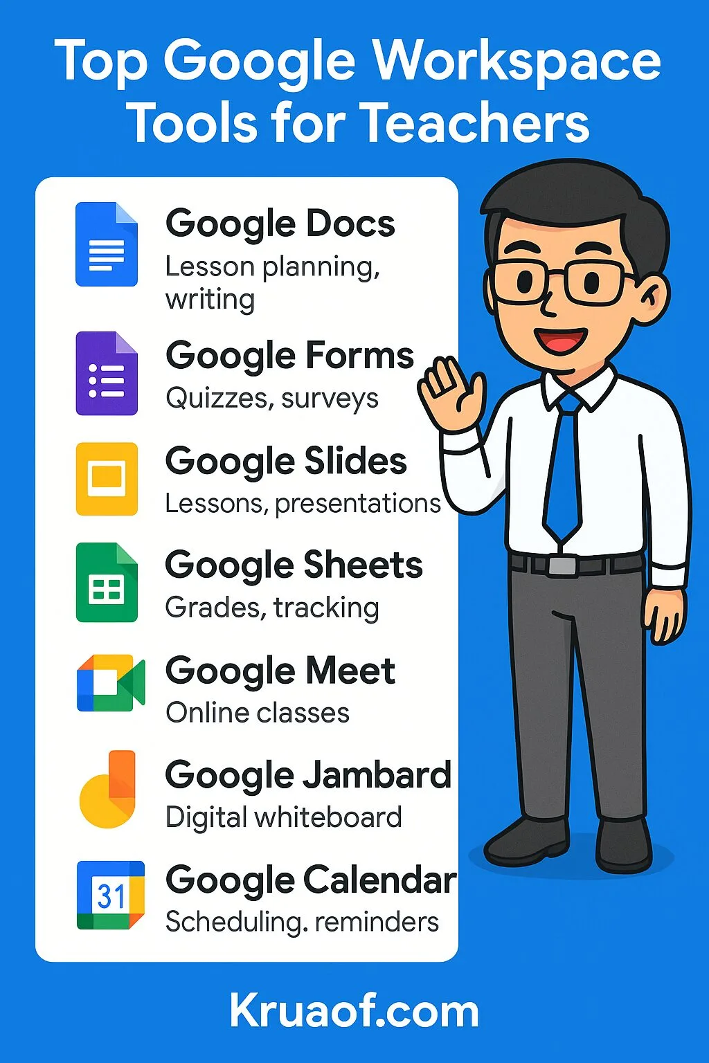 Top Google Workspace Tools Every Teacher Should Use - Kruaof.com