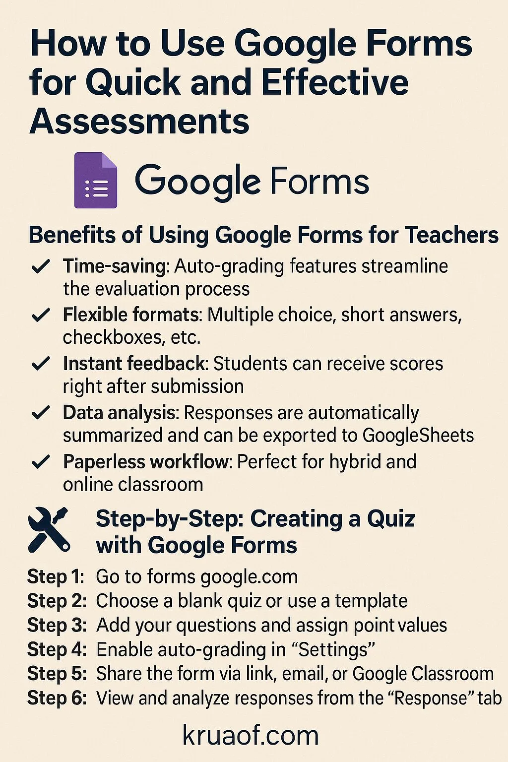 How to Use Google Forms for Quick and Effective Assessments - Kruaof.com